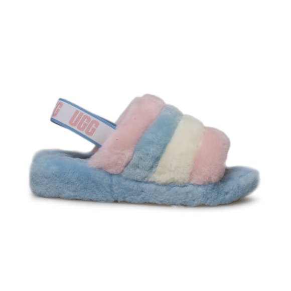 UGG | Shoes | Ugg Fluff Yeah Slide Pride Stripes Slippers Womens | Poshmark